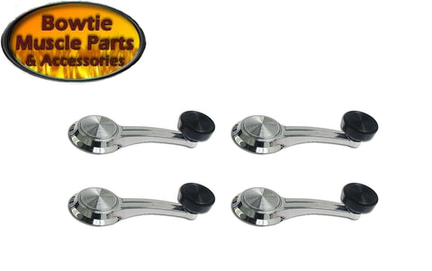 1965–1967 GM Window Crank Handles Black Knob – Chevelle Camaro Firebir ...
